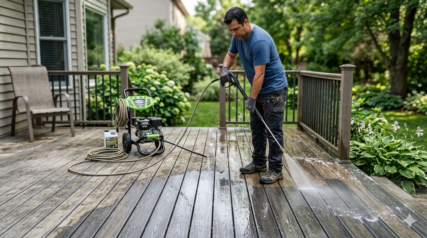 How to Clean a Composite Deck or Wood Deck? - UK Construction Blog